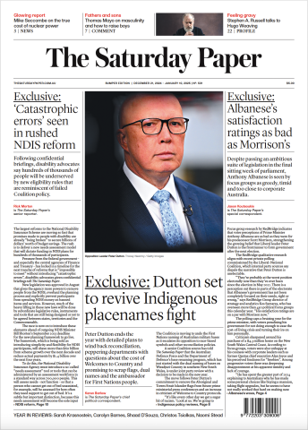 December 21, 2024 – January 10, 2025 | The Saturday Paper